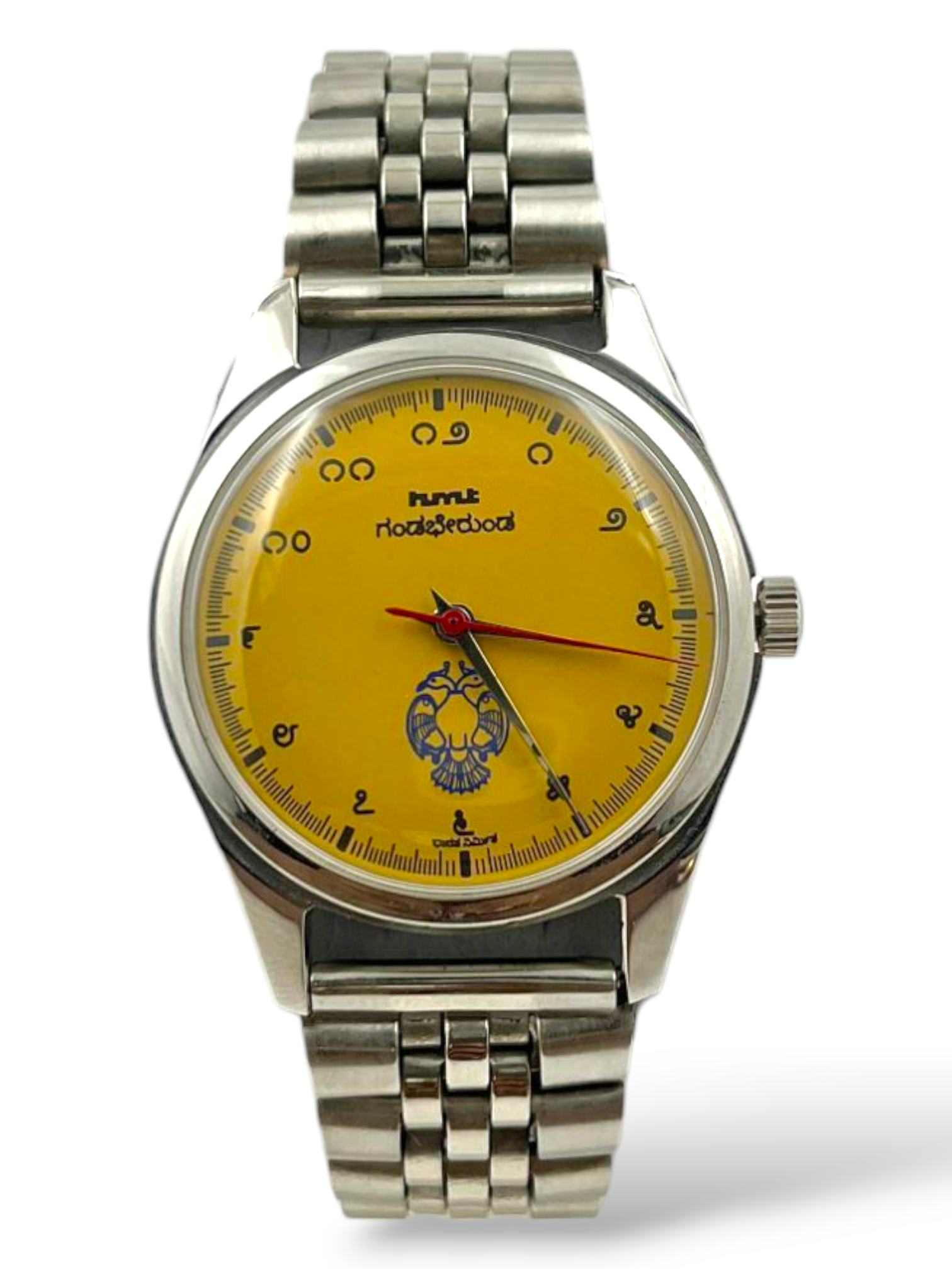 HMT Gandaberunda - Yellow(Mechanical Hand Winding) Mod – Watch It Move
