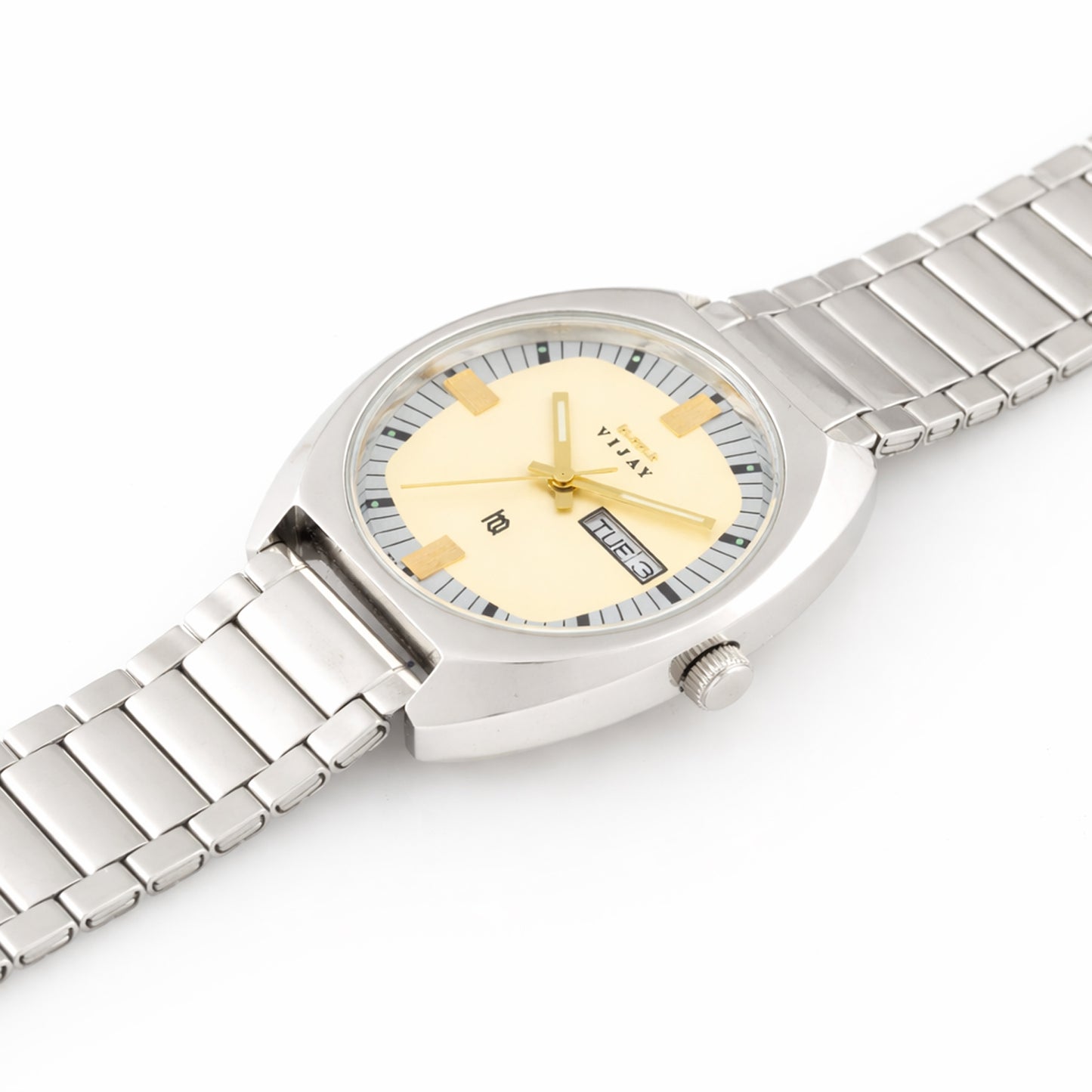 HMT Vijay Quartz (BRAND NEW) Golden – Watch It Move