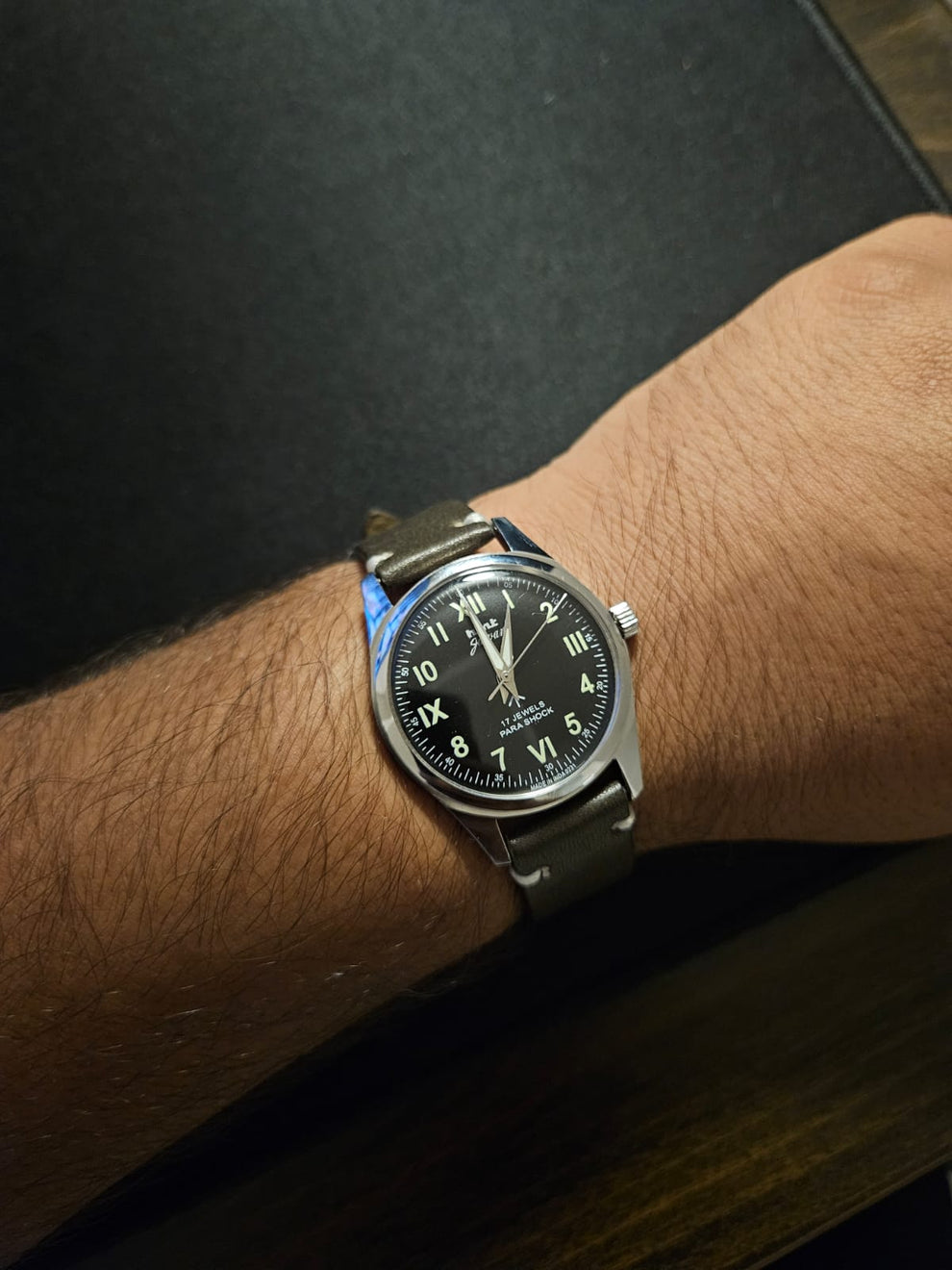 HMT Jawan Lume (Mechanical Hand Winding) – Watch It Move