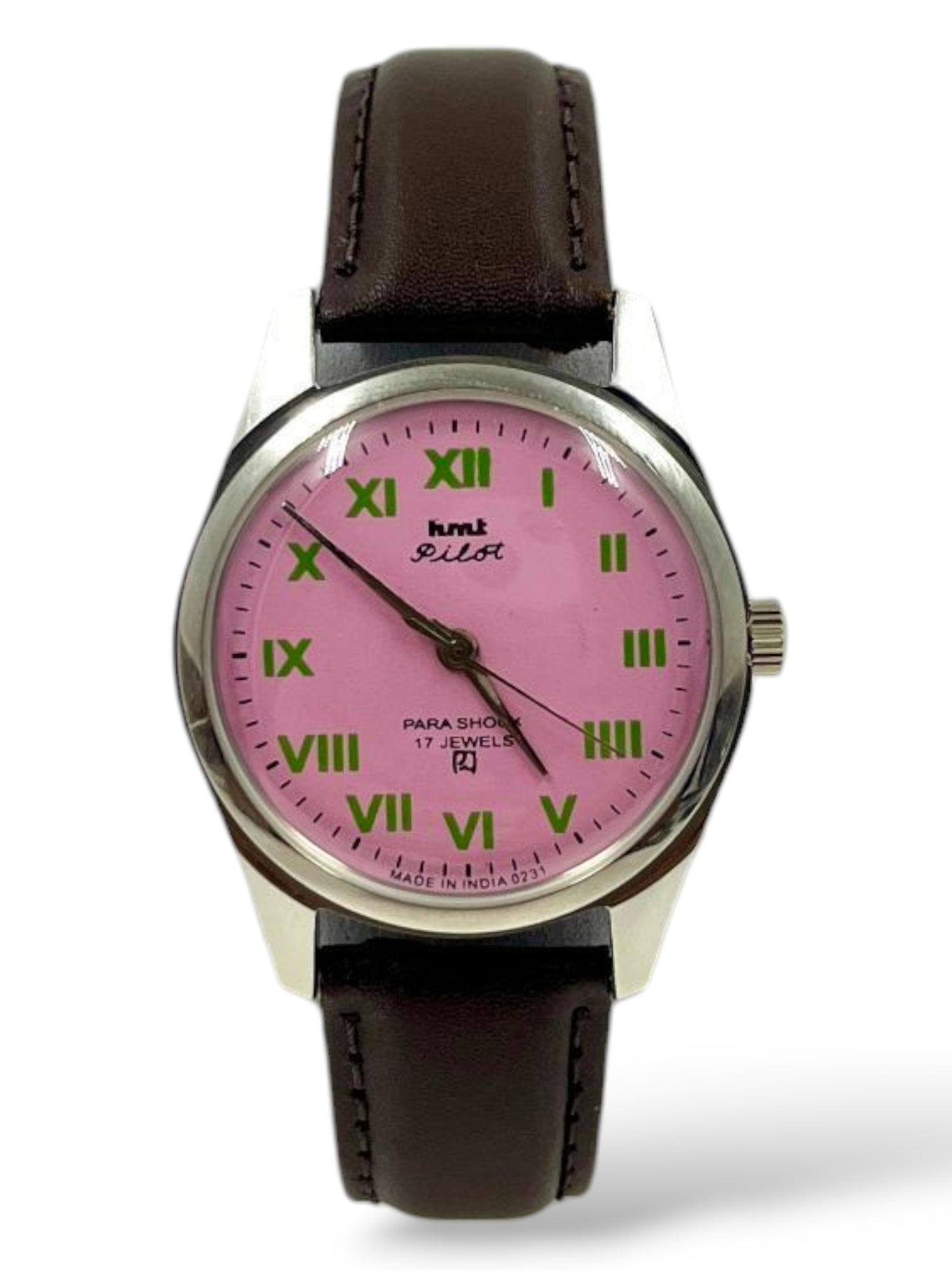 Pilot Roman - Pink - Watermelon (Mechanical Hand Winding) – Watch It Move